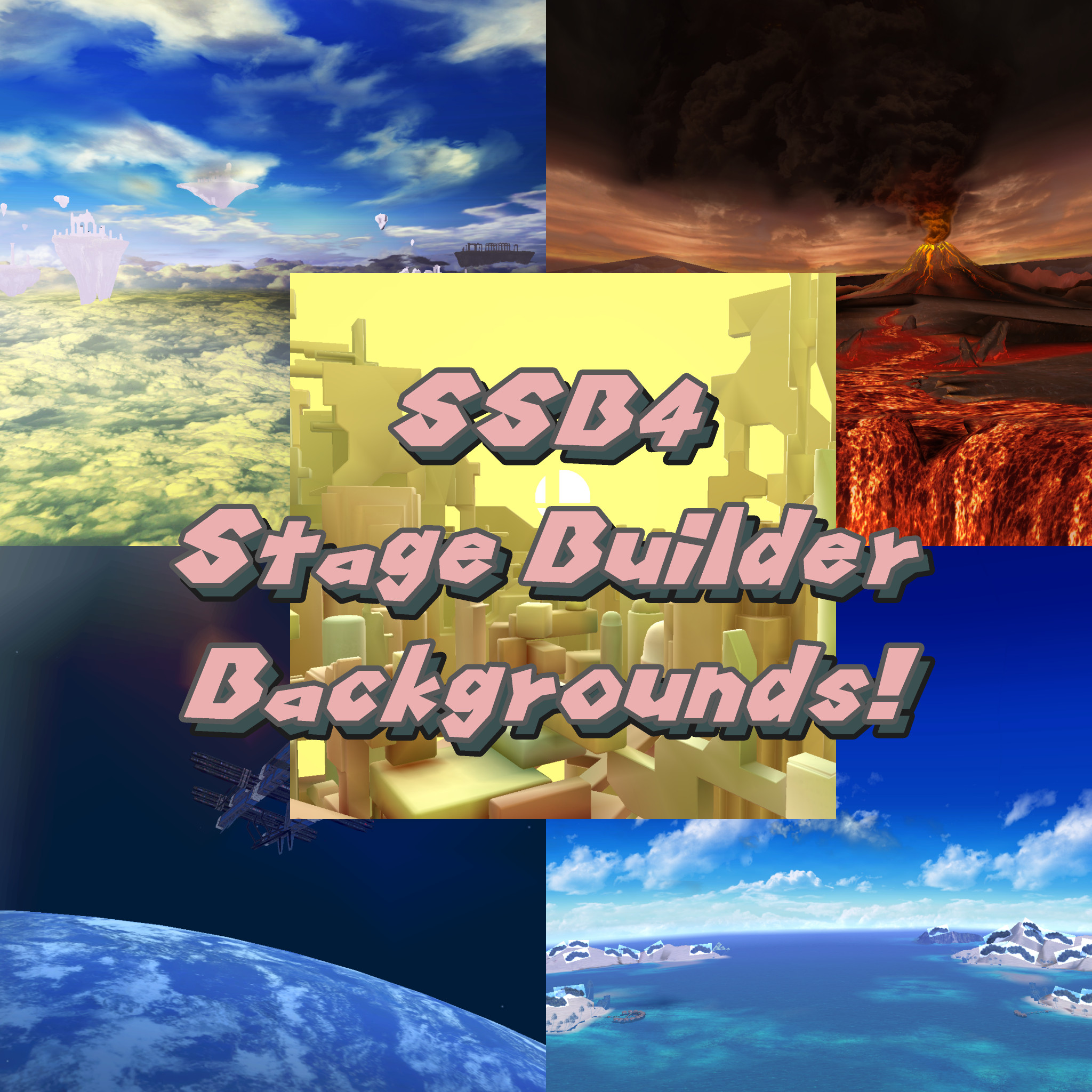 SSB4 Stage Builder Backgrounds Mod for Super Smash Bros. Ultimate ...