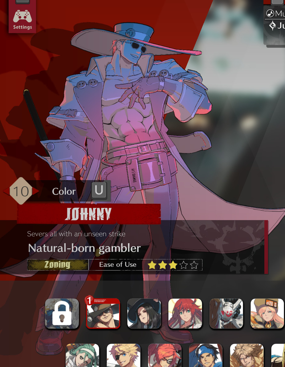 Johnny but I fucked up the mat files Mod for GUILTY GEAR -STRIVE- | GGST Mods