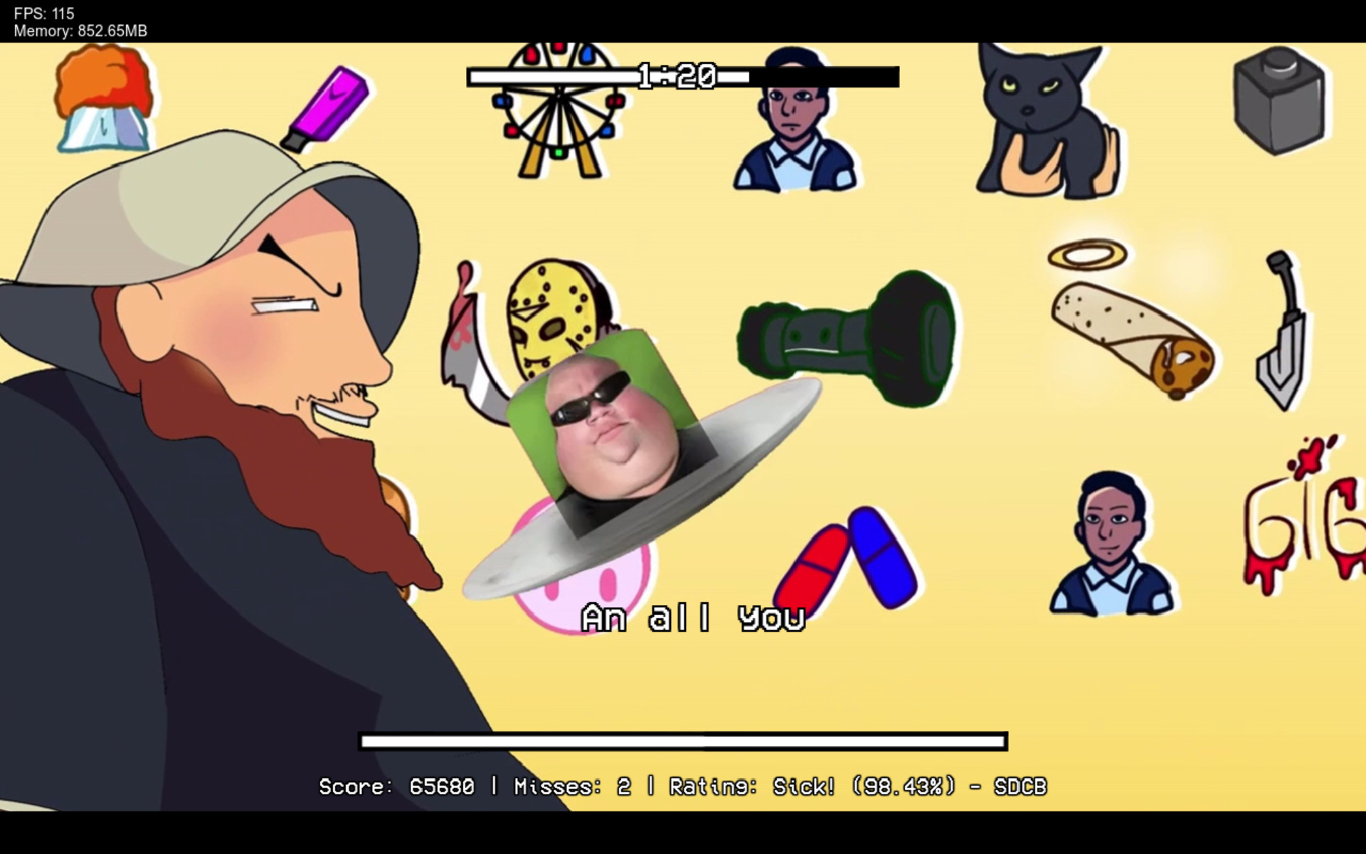 ALL YOU CAN EAT | CASEOH VS JYNXZI | Blueok skin Mod for Friday Night ...