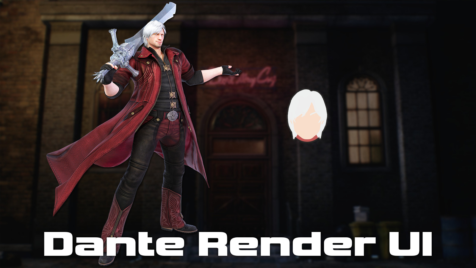 Dante from Devil May Cry Series over Cloud Mod for Super Smash Bros. Ultimate | SSBU Mods