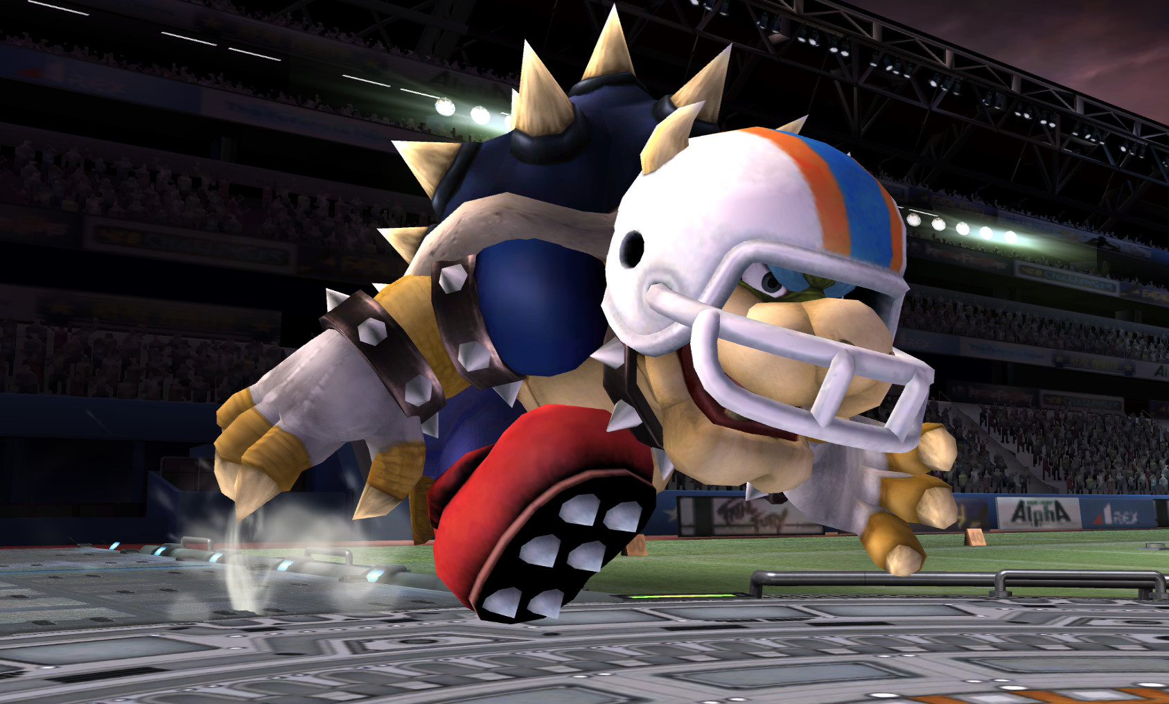 Chargin' Chuck Bowser (w/ Giga Bowser) Mod for Super Smash Bros. Brawl | Brawl Mods