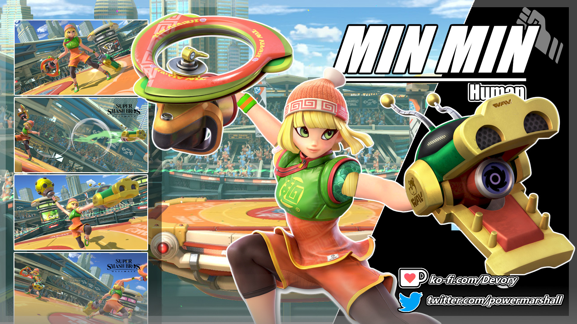 Human Min Min Mod for Super Smash Bros. Ultimate | SSBU Mods