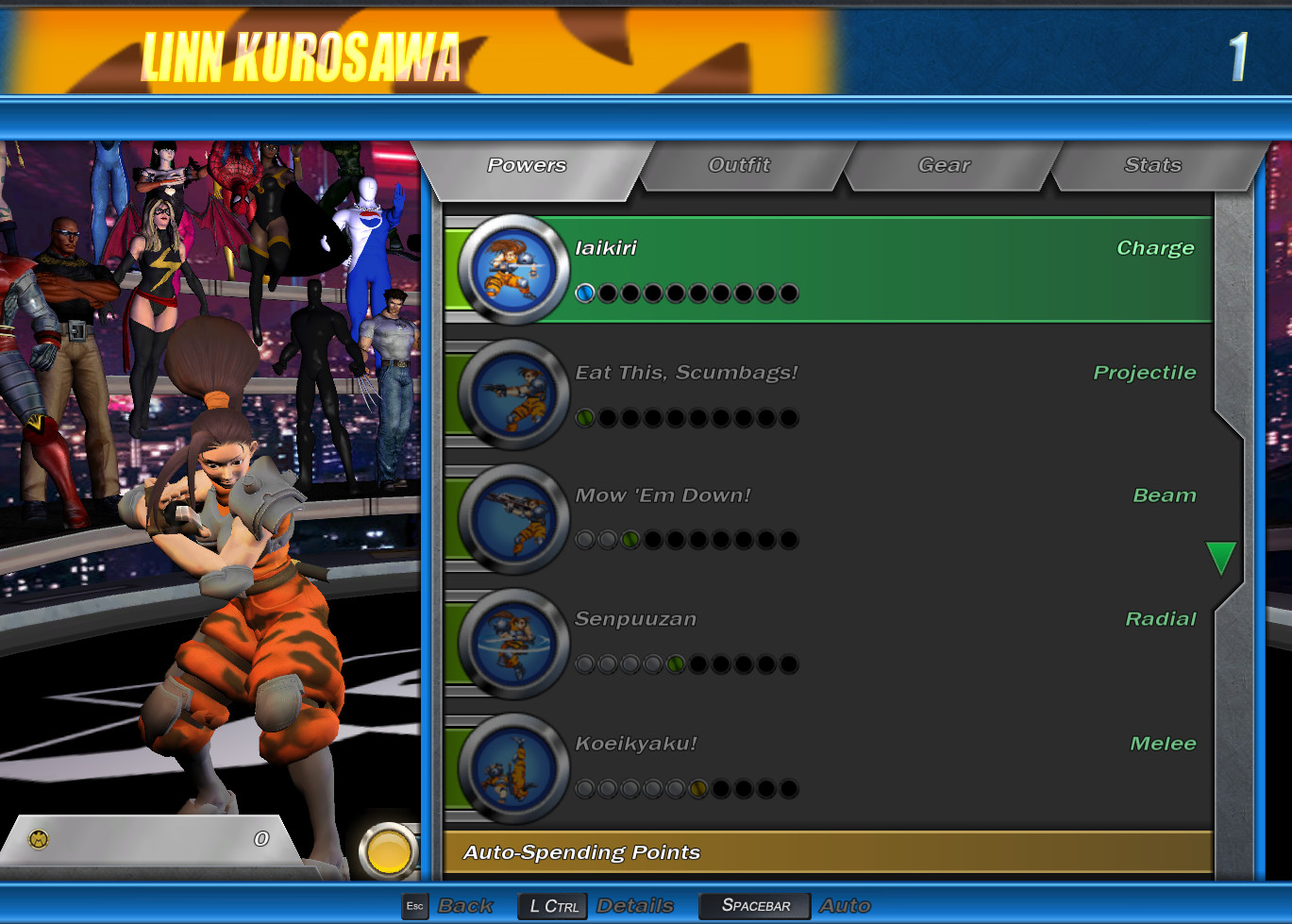 Linn Kurosawa (Capcom's AVP) Mod for Marvel: Ultimate Alliance | MUA Mods