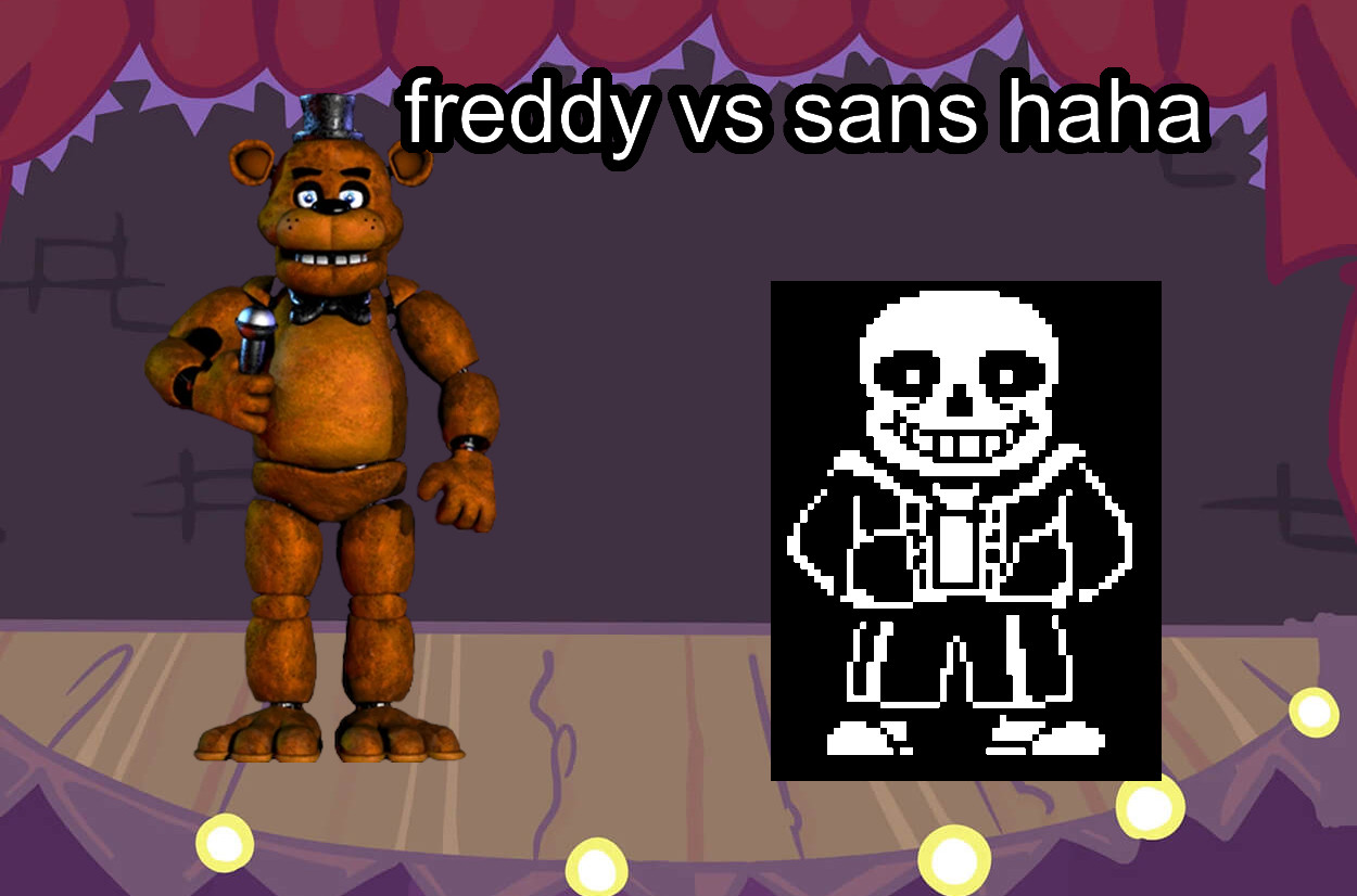 FNF: Freddy Fazbear Vs. Sans Undertale Mod for Friday Night Funkin ...