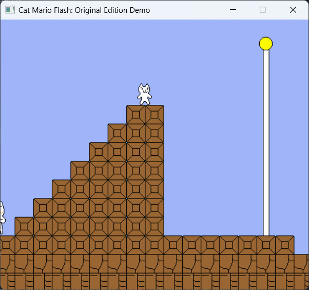 Cat Mario Flash: Original Edition DEMO Mod for Syobon Action | Syobon Mods