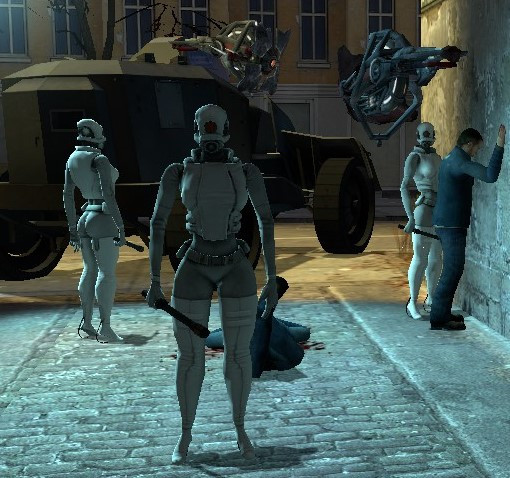 Female combine assassin as metrocop and elites Mod for Half-Life 2 ...