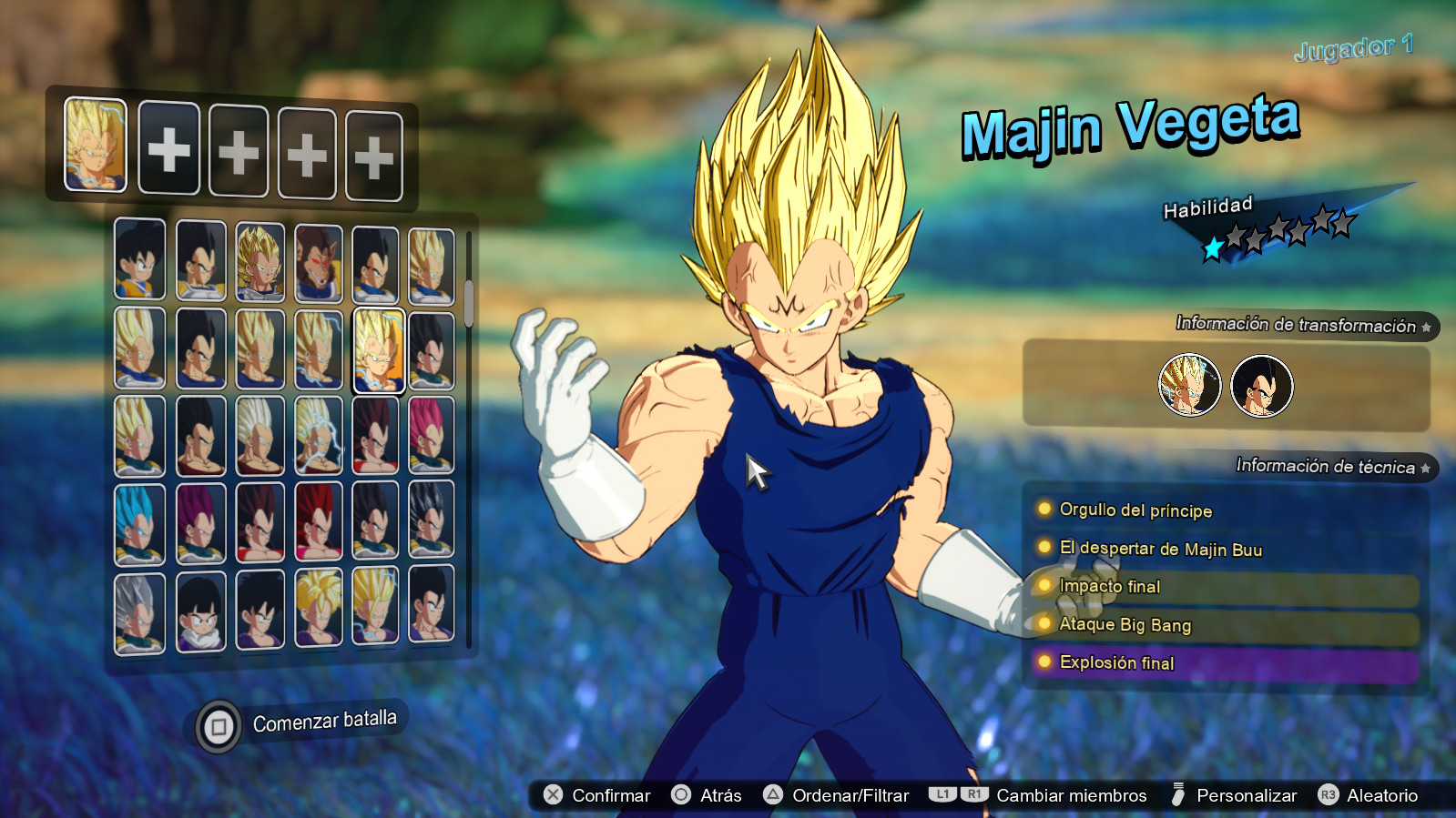 Vegeta Fin de Z base transformación a Majin Vegeta Mod for Dragon Ball ...