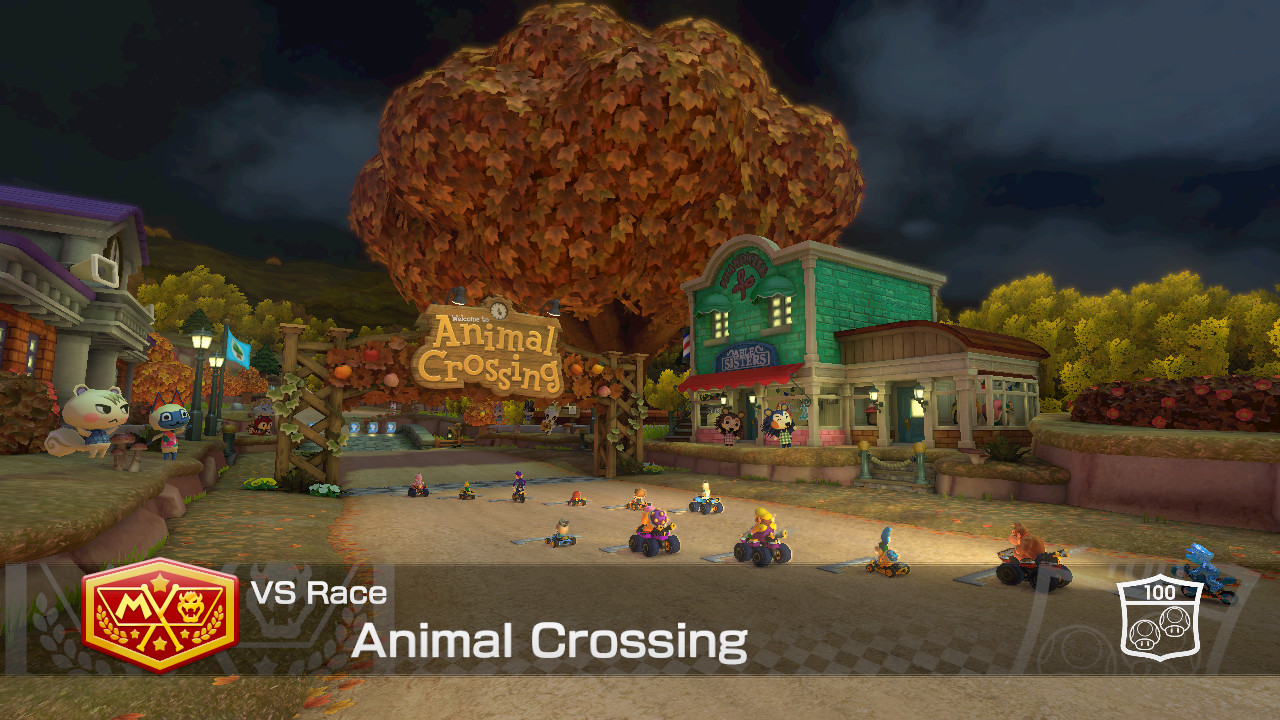 Night Animal Crossing (Summer, Spring, Autumn) Mod for Mario Kart 8 ...