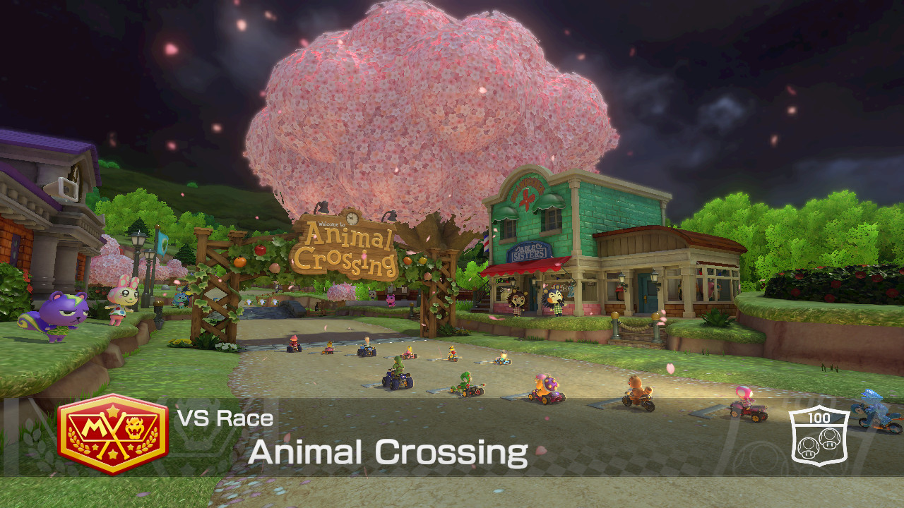 Night Animal Crossing (Summer, Spring, Autumn) Mod for Mario Kart 8 ...