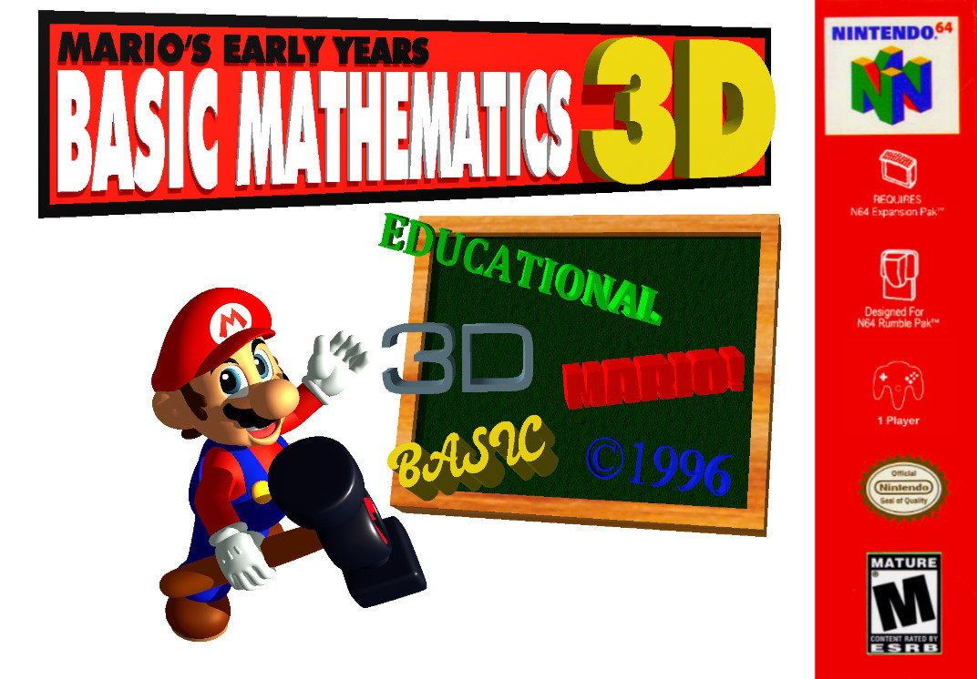 Mario's Early Years: Basic Mathematics 3D Mod for Baldi's Basics ...