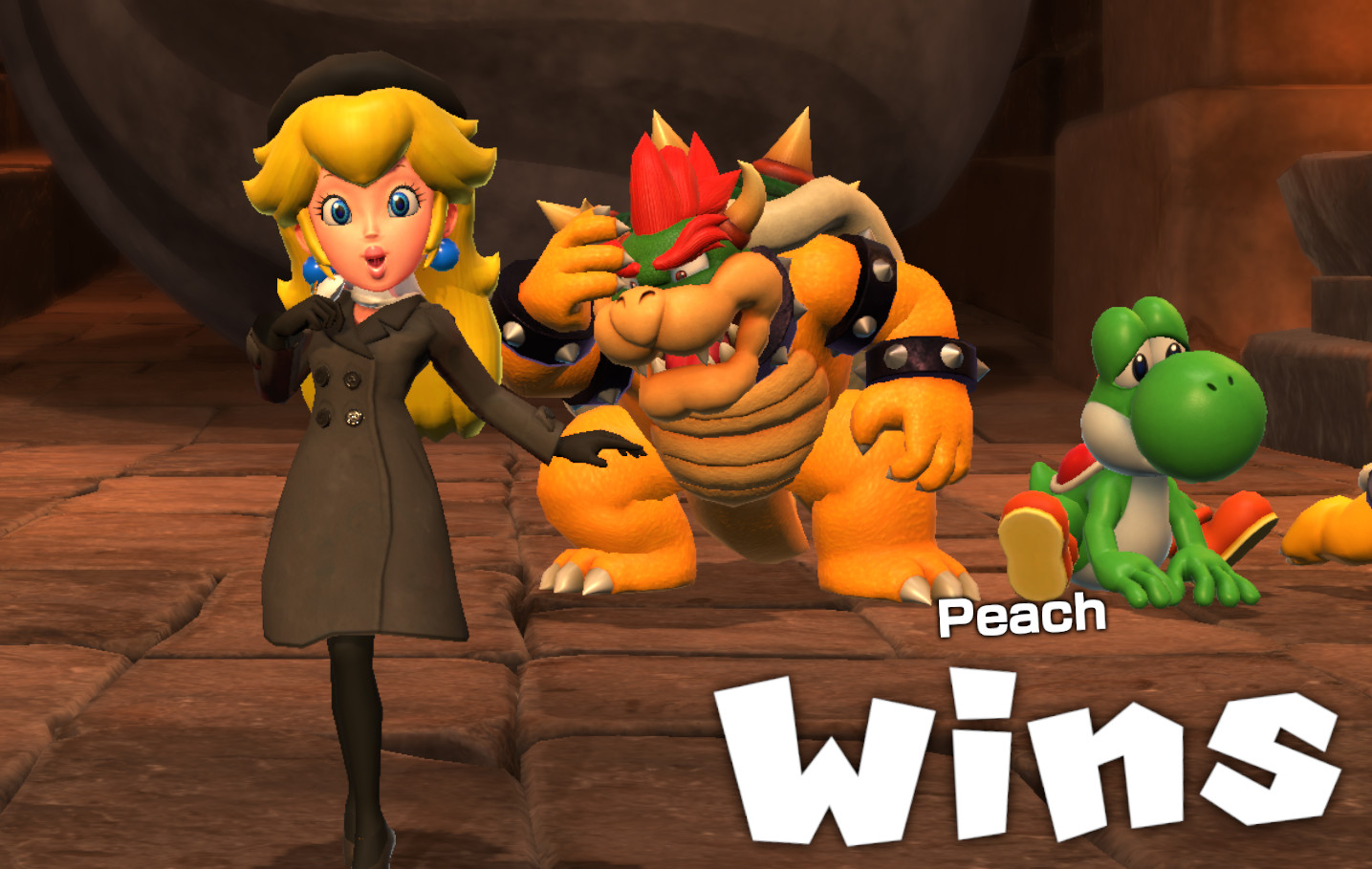 Peach Wintertime in SMPJ Mod for Super Mario Party Jamboree | SMPJ Mods
