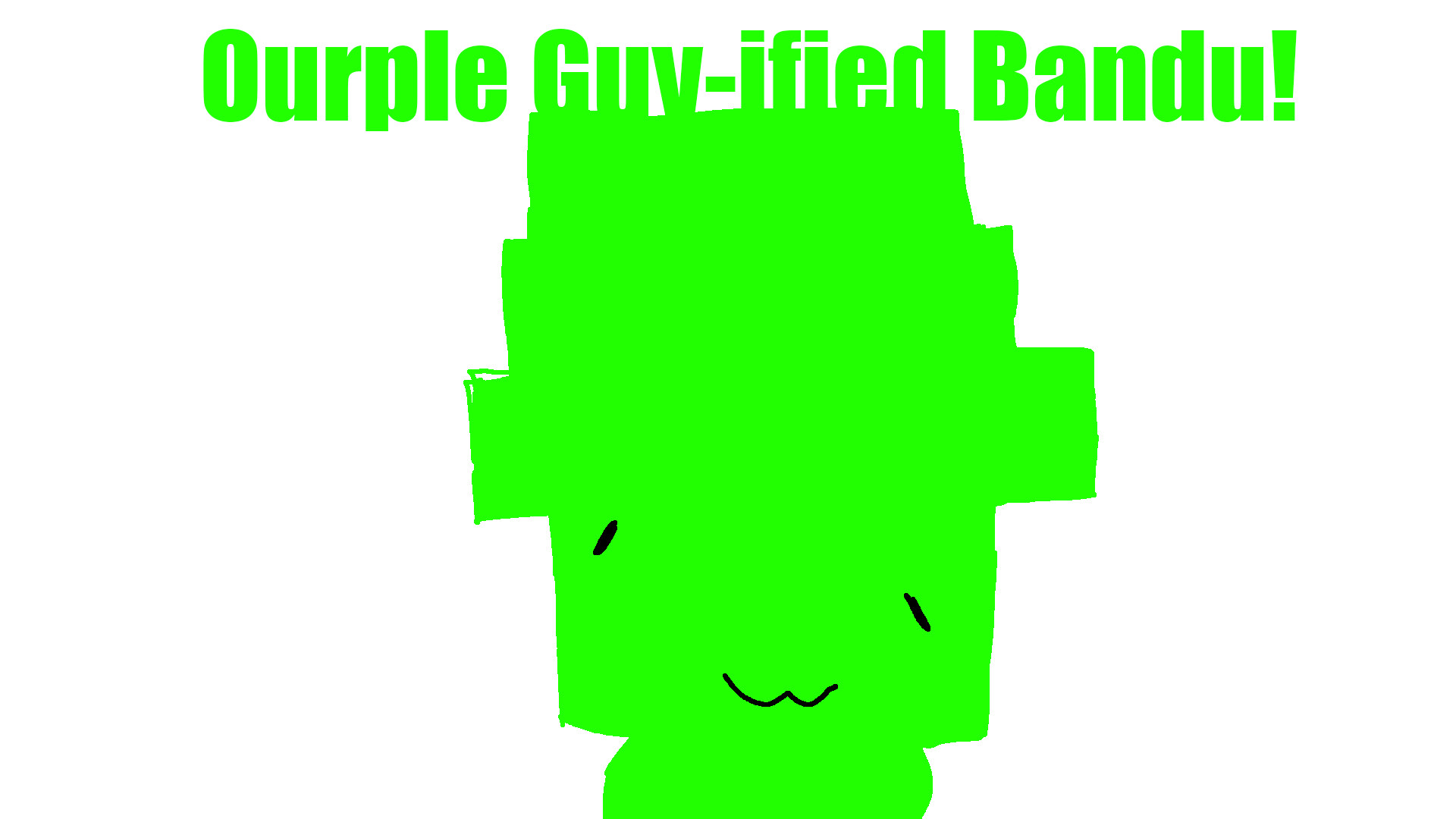 Ourple Guy-ified Bandu (Mandu) Skin Mod for Friday Night Funkin' | FNF Mods