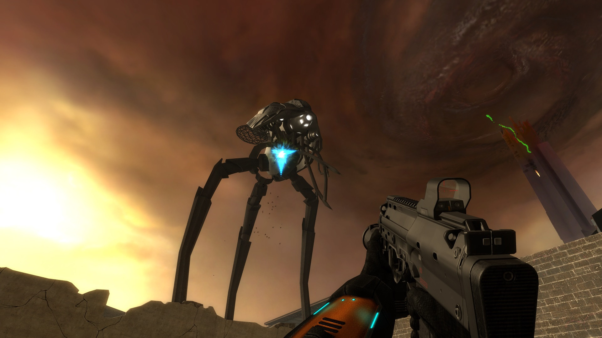 Tripod replaces Strider (BETA) Mod for Half-Life 2 | HL2 Mods