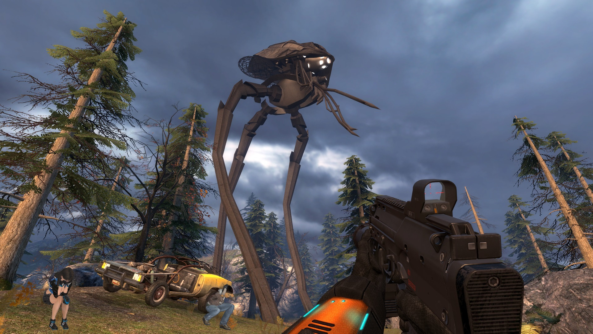 Tripod replaces Strider (BETA) Mod for Half-Life 2 | HL2 Mods