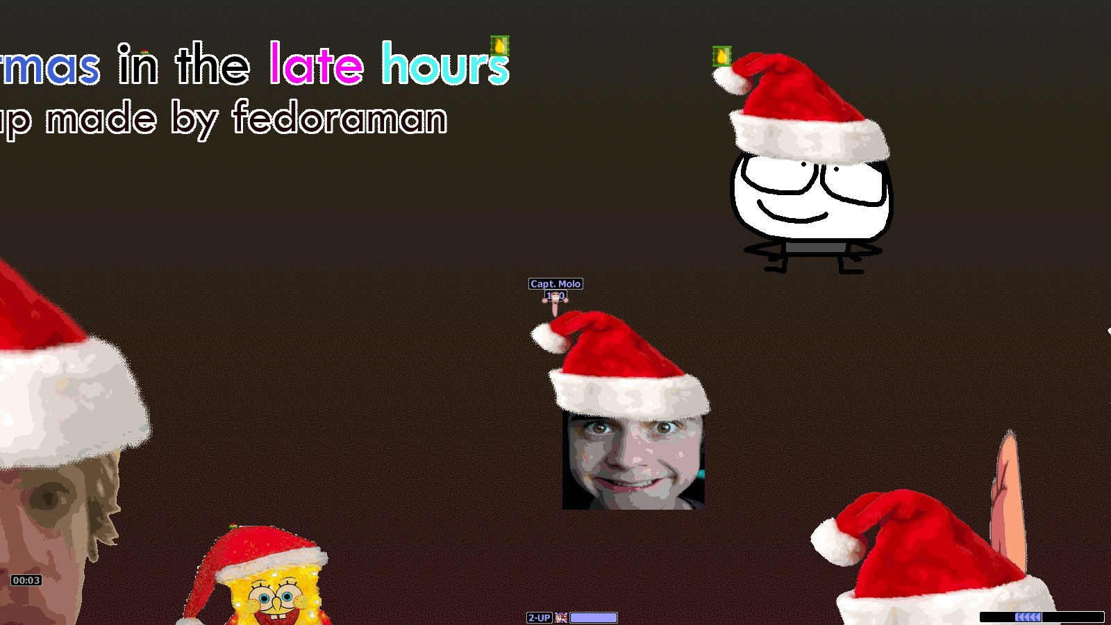 Christmas in the Late Hours Mod for Worms: Armageddon | WA Mods