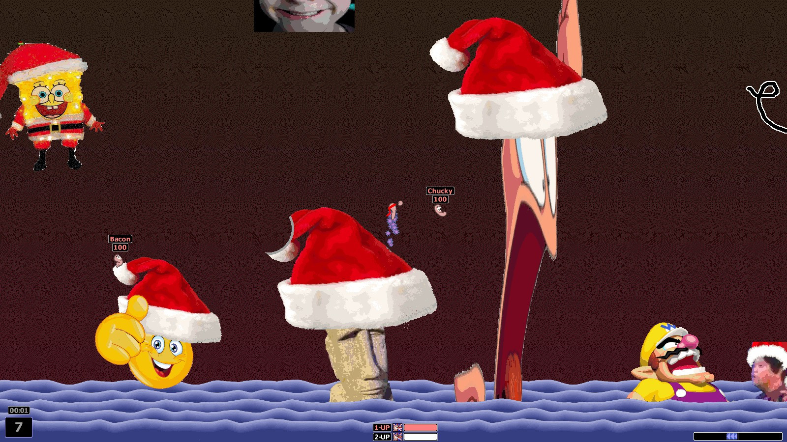 Christmas in the Late Hours Mod for Worms: Armageddon | WA Mods