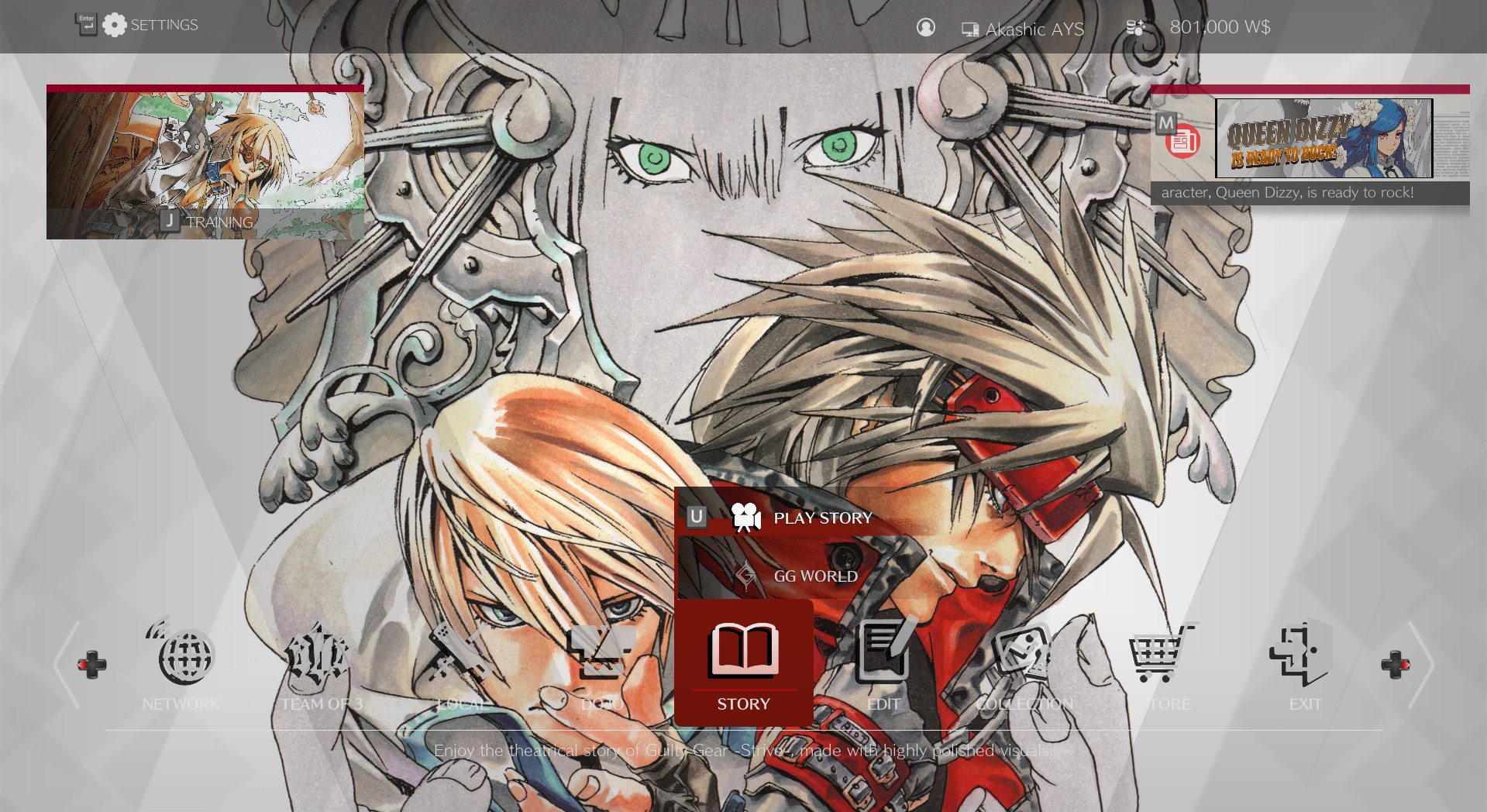 Daisuke Art for the Main Menu Mod for GUILTY GEAR -STRIVE- | GGST Mods