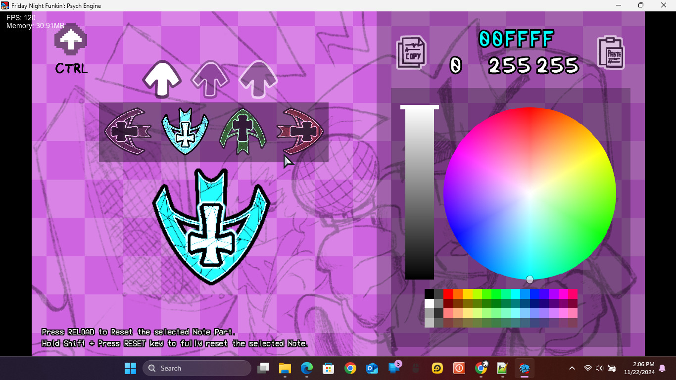 Gospel Cstyle NOTE assets Mod for Friday Night Funkin' | FNF Mods