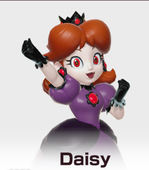 Shadow Queen Daisy Skin Mod for Super Mario Party Jamboree | SMPJ Mods