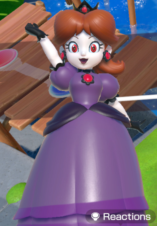 Shadow Queen Daisy Skin Mod for Super Mario Party Jamboree | SMPJ Mods