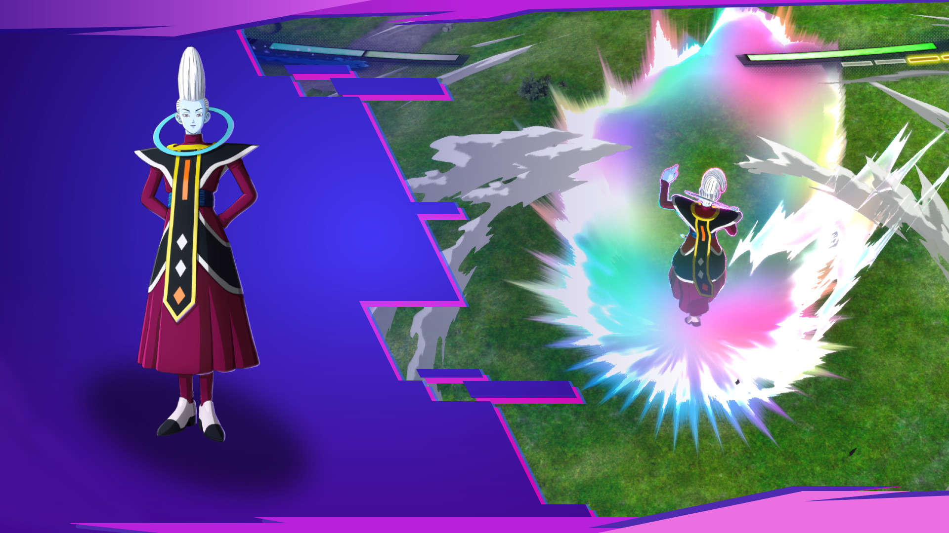 Rainbow Aura for Whis Mod for Dragon Ball: Sparking! ZERO | DBSZ Mods