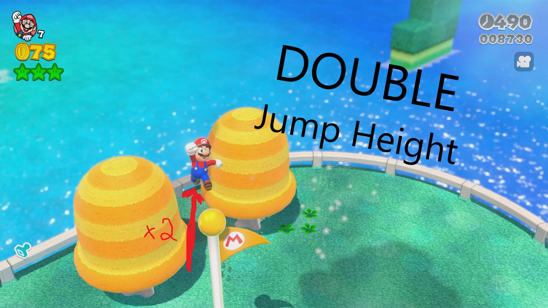 Double Jump Height Mod for Super Mario 3D World + Bowser's Fury | SM3DW+BF Mods