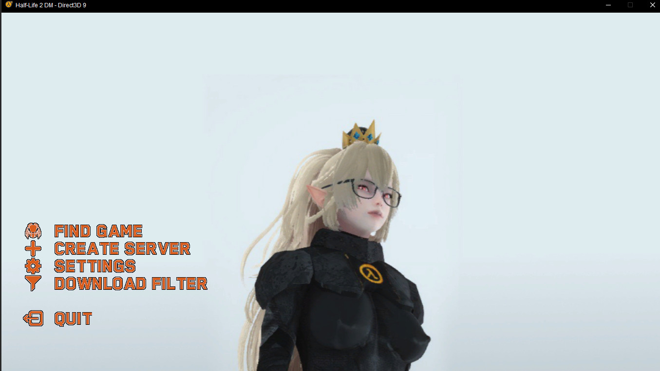 Bowsette HEV menu background pack (with bgm) Mod for Half-Life 2 ...