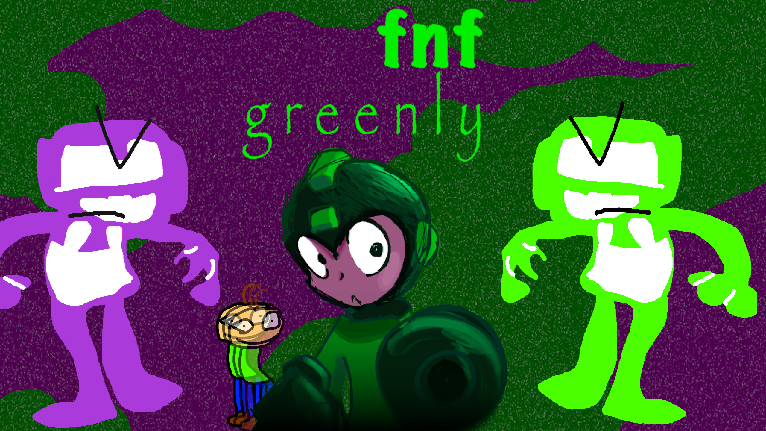 FNF GREENLY: GREEN 8 Mod for Friday Night Funkin' | FNF Mods