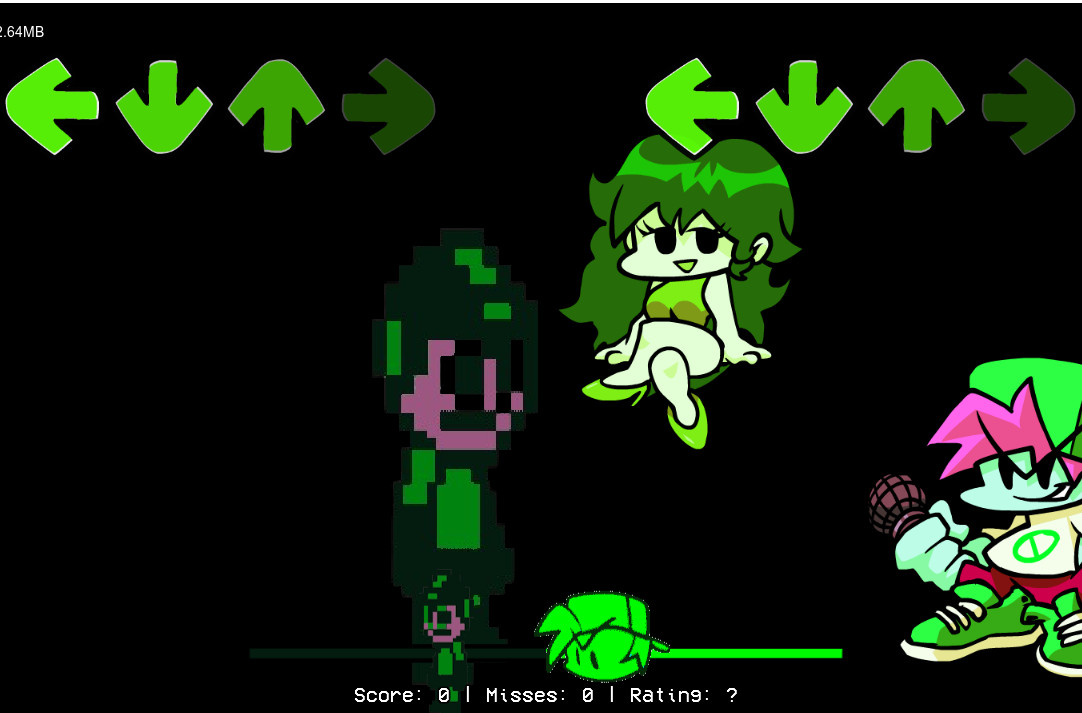 FNF GREENLY: GREEN 8 Mod for Friday Night Funkin' | FNF Mods