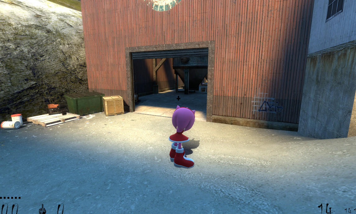 Amy Rose in half-life 2 deathmatch Mod for Half-Life 2: Deathmatch ...