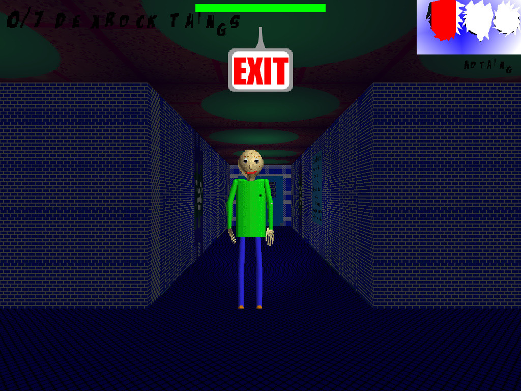 Dex Rock basics The Old House Of Exploisn Mod for Baldi's Basics ...