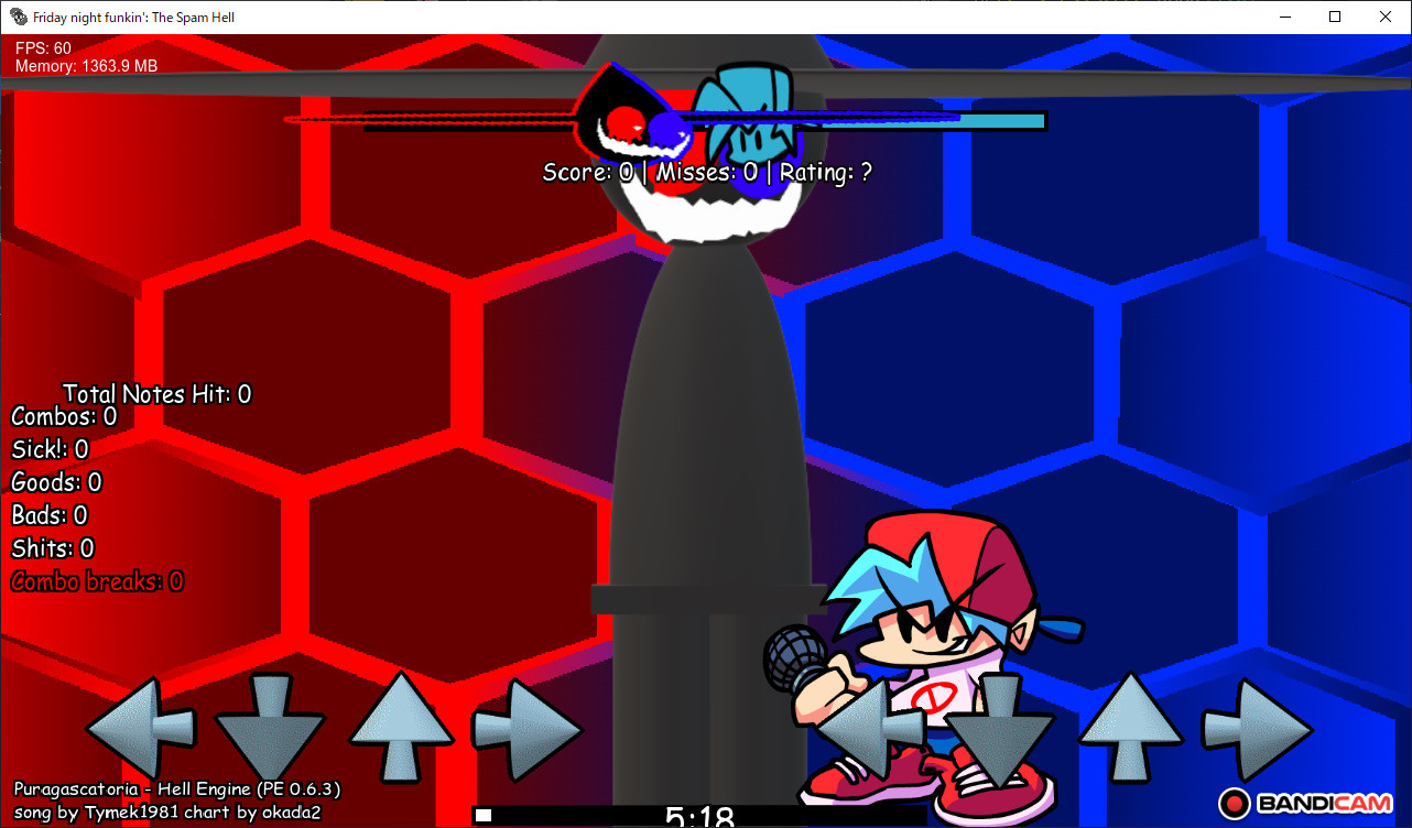 Dave and Bambi THE SPAM HELL V2 Mod for Friday Night Funkin' | FNF Mods