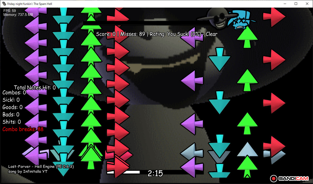 Dave and Bambi THE SPAM HELL V2 Mod for Friday Night Funkin' | FNF Mods