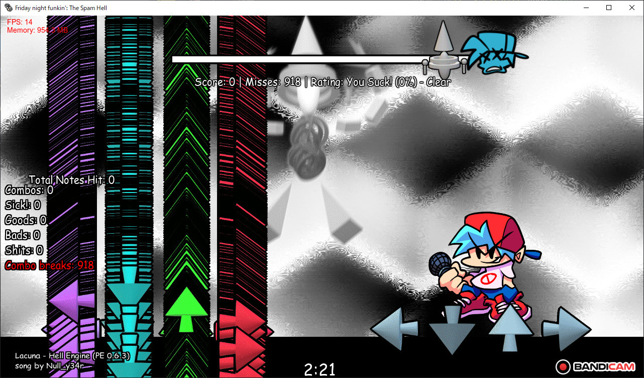 Dave and Bambi THE SPAM HELL V2 Mod for Friday Night Funkin' | FNF Mods