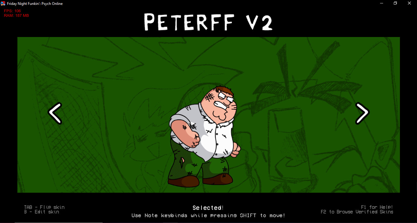 Peter FF V2 Skin For Psych Online Mod for Friday Night Funkin' | FNF Mods