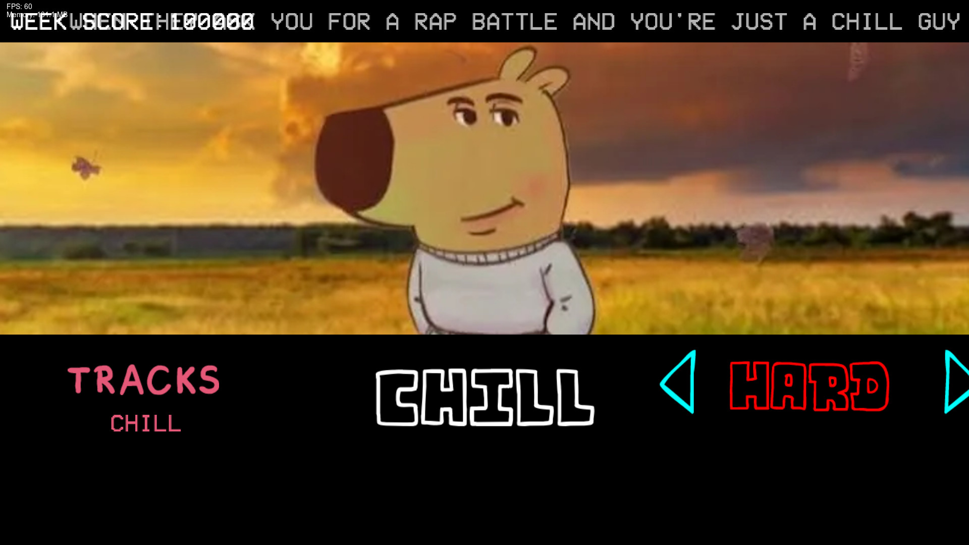 FNF Chill guy rap Mod for Friday Night Funkin' | FNF Mods