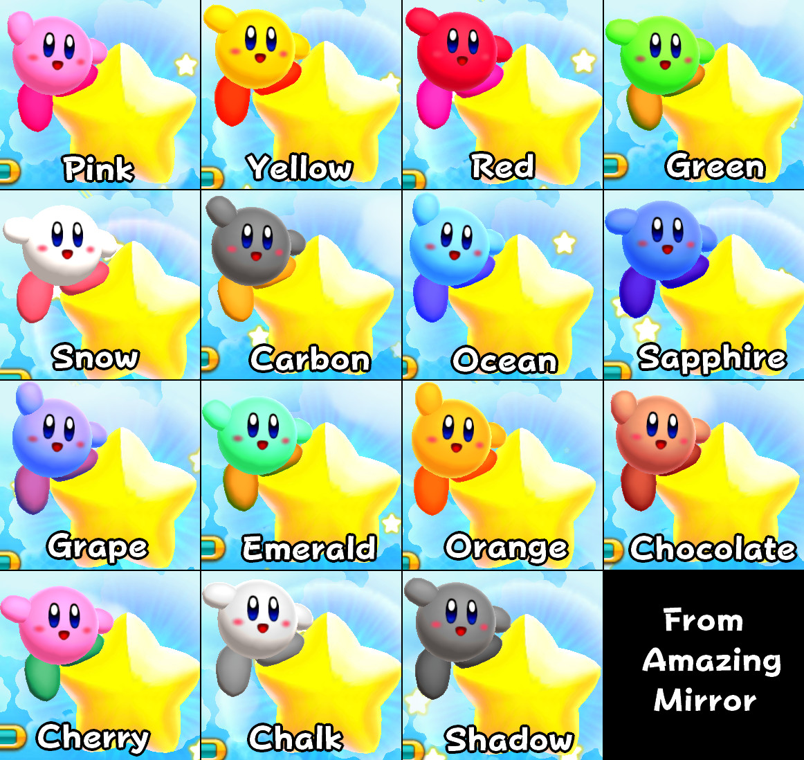 Spray Paint Pack Mod for Kirby: Triple Deluxe | KTD Mods