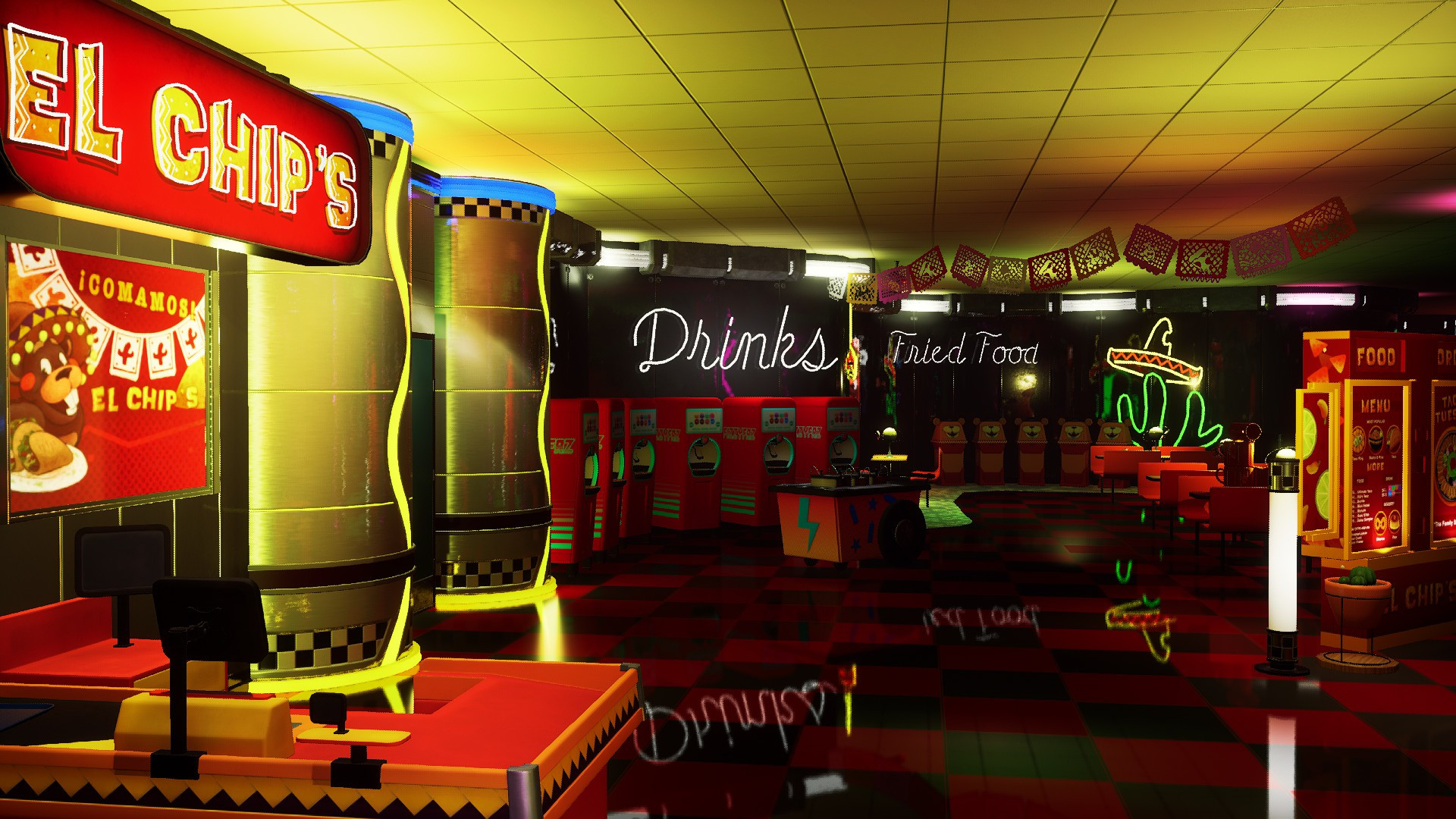 East Arcade Restaurant Mod Mod for Five Nights at Freddy's Security ...