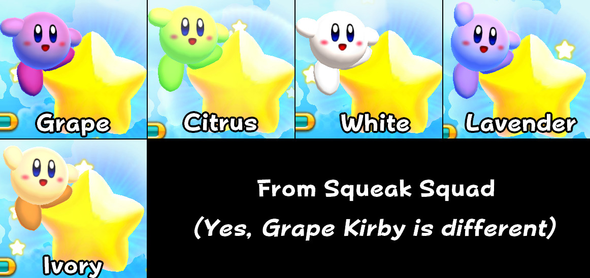 Spray Paint Pack Mod for Kirby: Triple Deluxe | KTD Mods