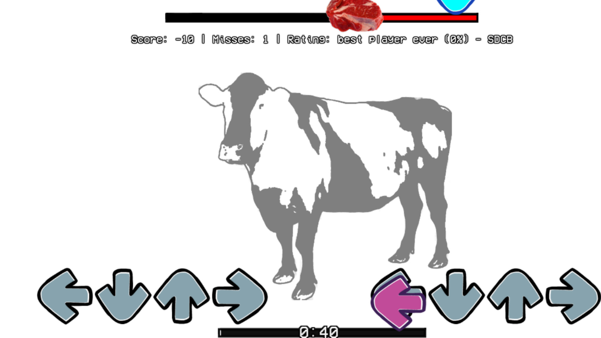 FNF' vs a random cow [Small Update] Mod for Friday Night Funkin' | FNF Mods