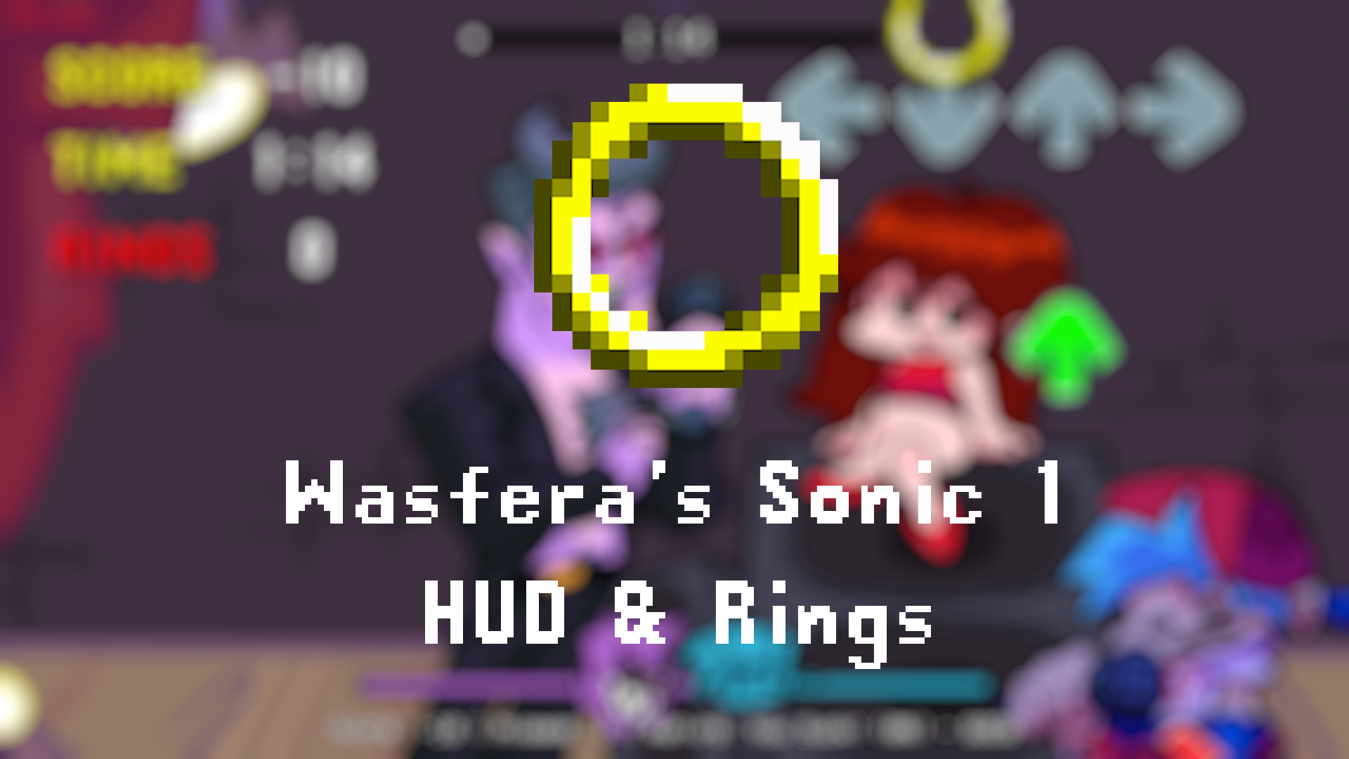 Wasfera's Sonic HUD & Rings Mod for Friday Night Funkin' | FNF Mods