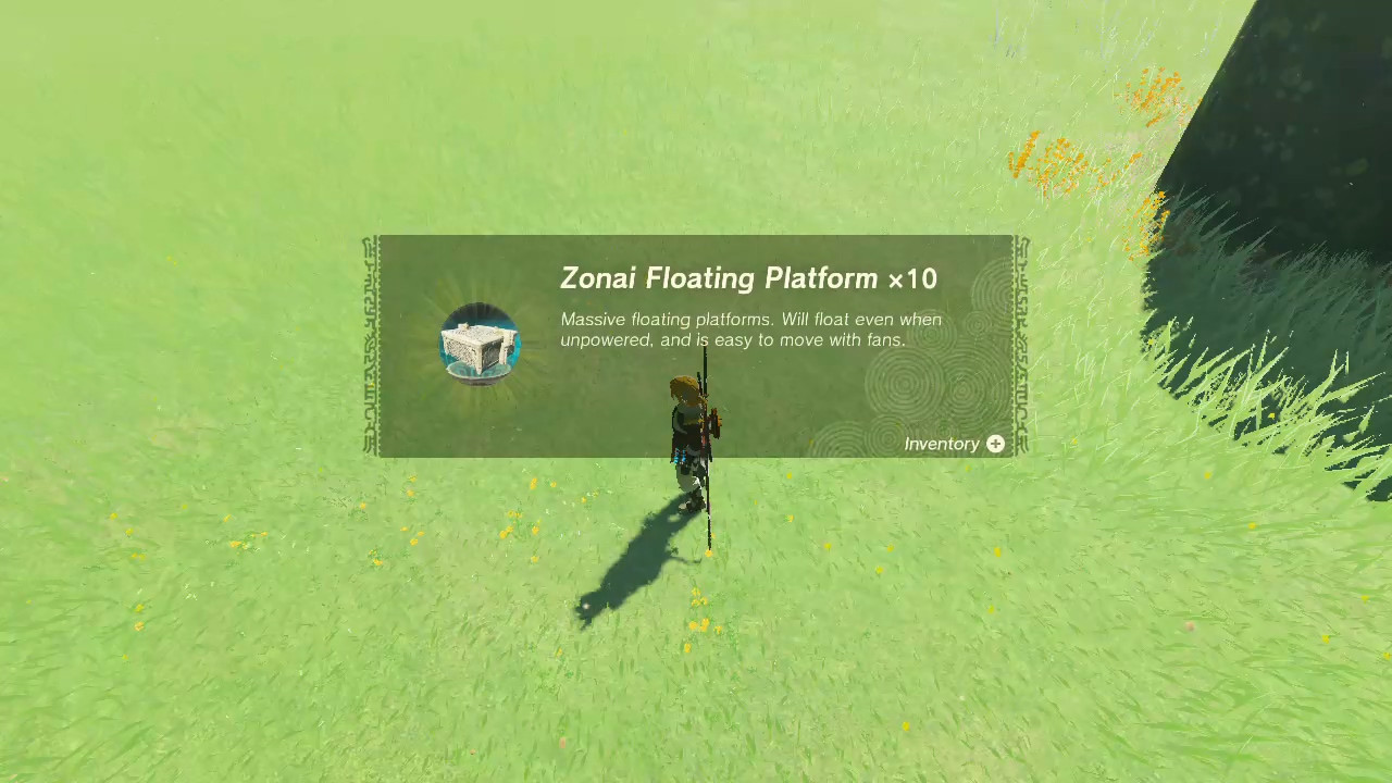 Large Zonai Platform Capsule: Deployed with Arrows Mod for The Legend ...