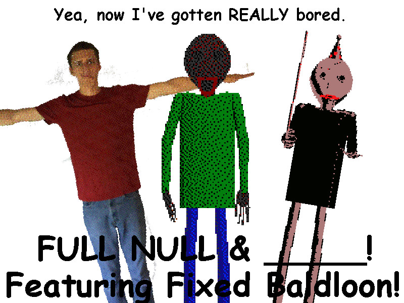 Full NULL & _____ & Fixed Baldloon! (v0.7.x) Mod for Baldi's Basics ...