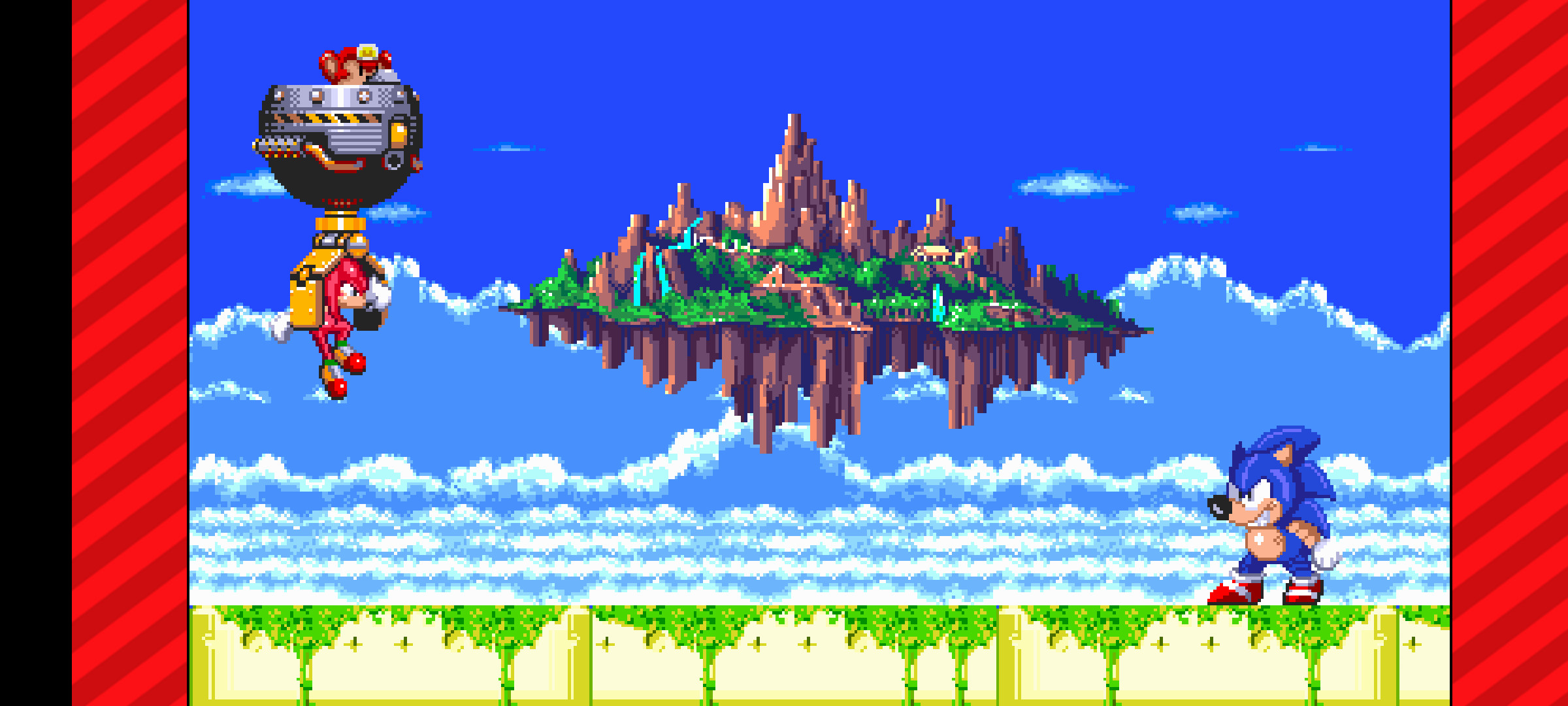 Pseudo Sonic over Mecha Sonic Mod for Sonic 3 A.I.R. | S3AIR Mods
