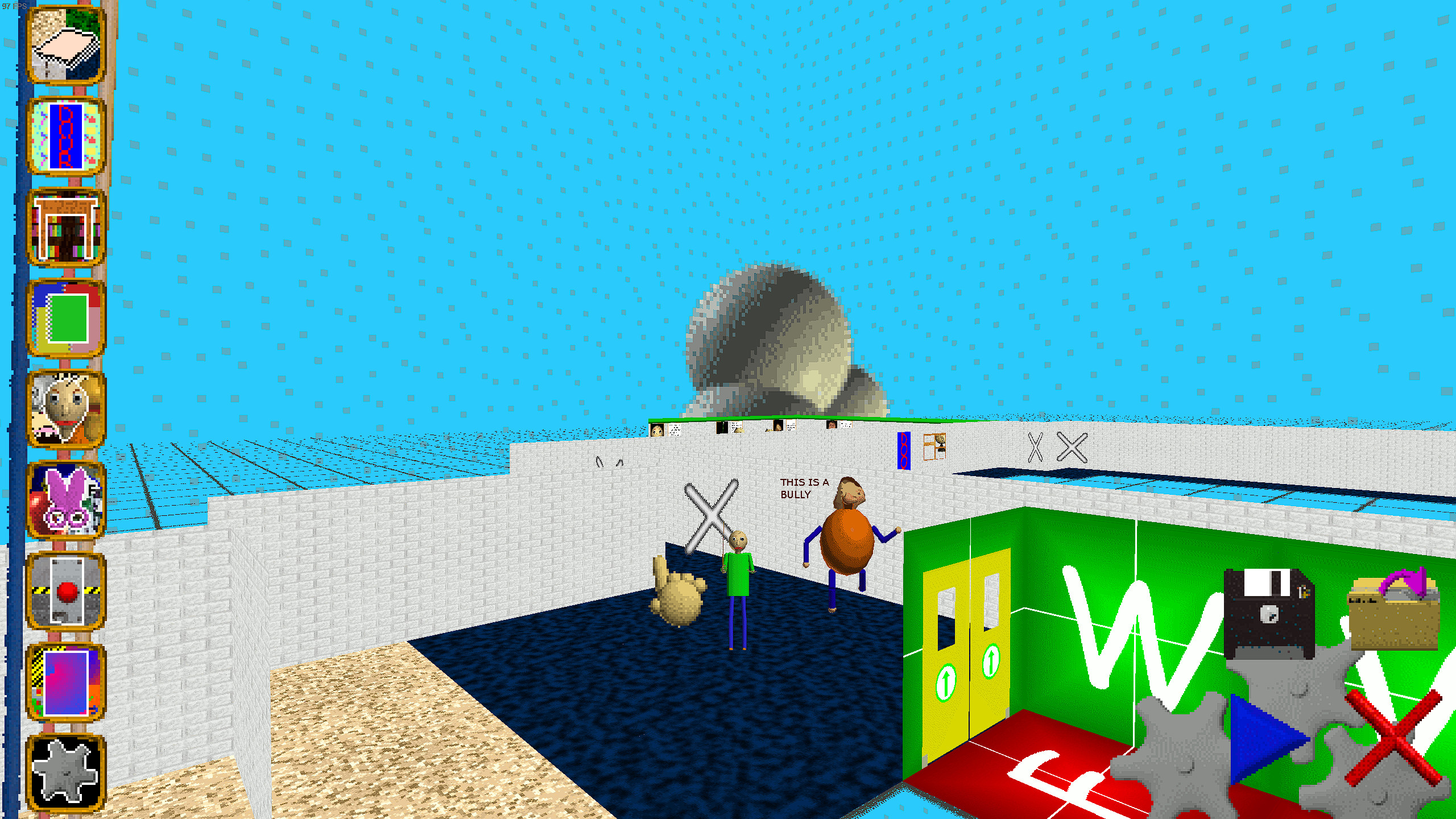 Long Hallway Mod for Baldi's Basics | Baldi Mods