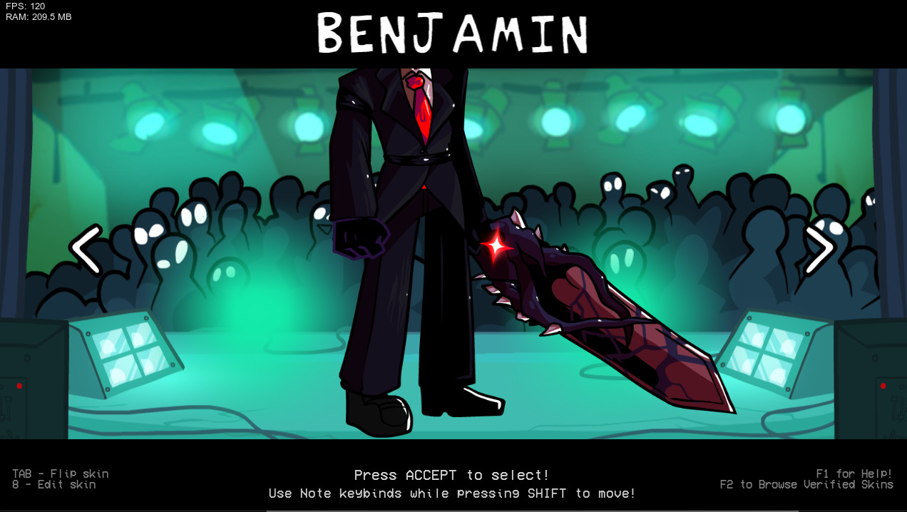 Benjamin Skin Pack (Psych Online) Mod for Friday Night Funkin' | FNF Mods