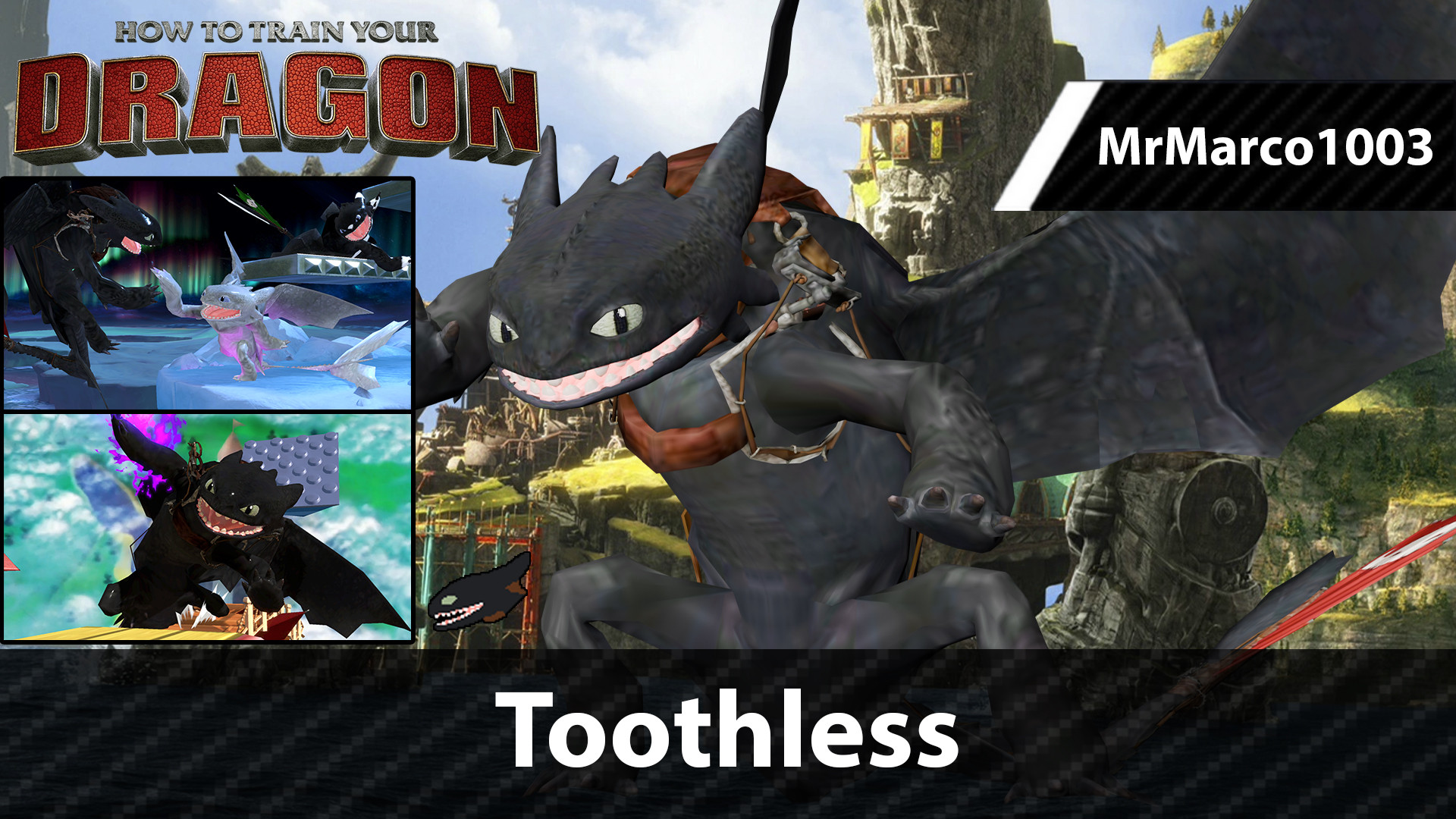 Toothless Mod for Super Smash Bros. Ultimate | SSBU Mods