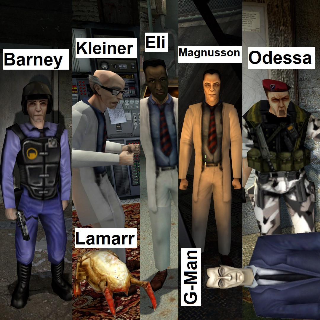 Classic hl1 Characters Mod for Half-Life 2 | HL2 Mods
