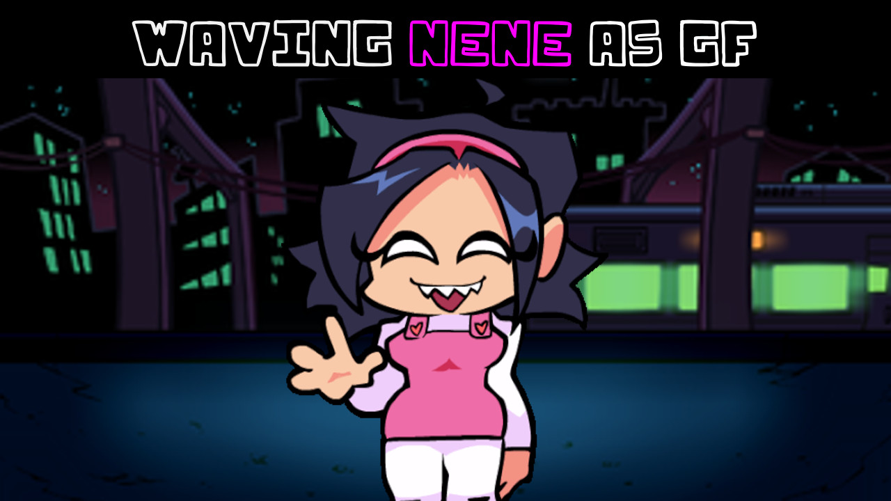 Waving Nene as Speaker character Mod for Friday Night Funkin' | FNF Mods