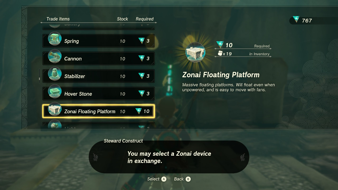 Large Zonai Platform Capsule: Deployed with Arrows Mod for The Legend ...